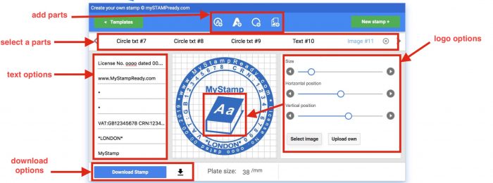 How to Create a Custom Circular Stamp Logo Layout Step by Step